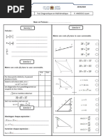 EXAMEN LOCAL 3AC de MATHEMATIQUES 2025 Modele N°1 | PDF