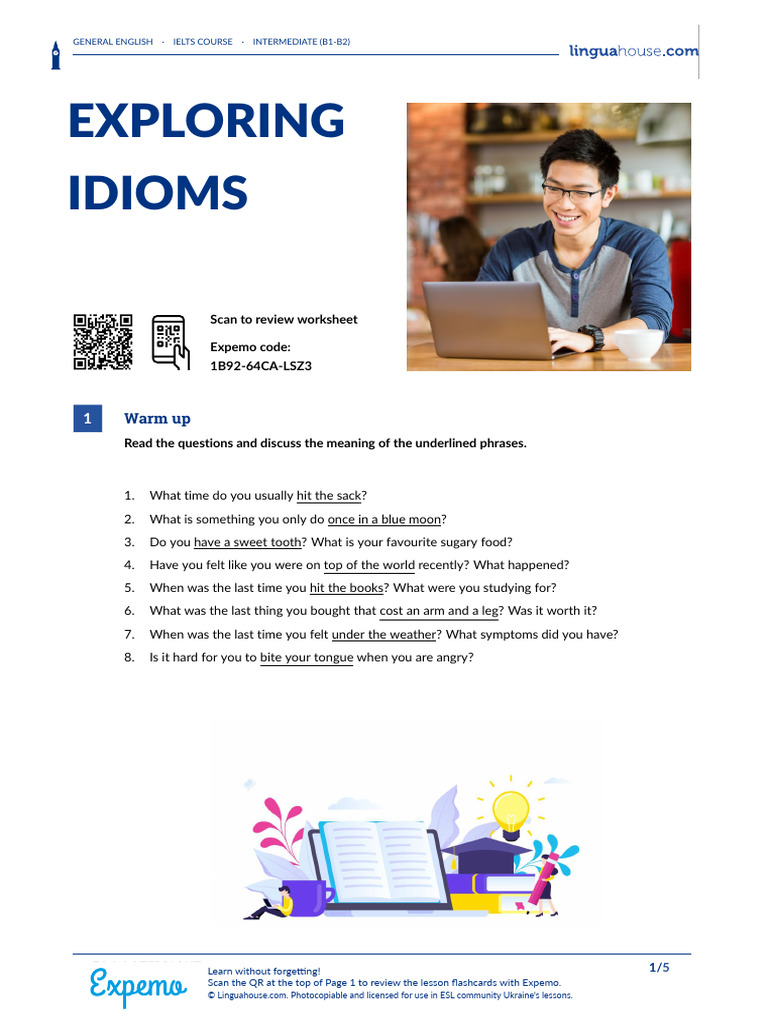 Exploring Idioms British English Teacher | PDF