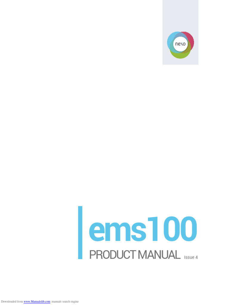 Ems100 Nexo | PDF | Electrical Connector | Manufactured Goods