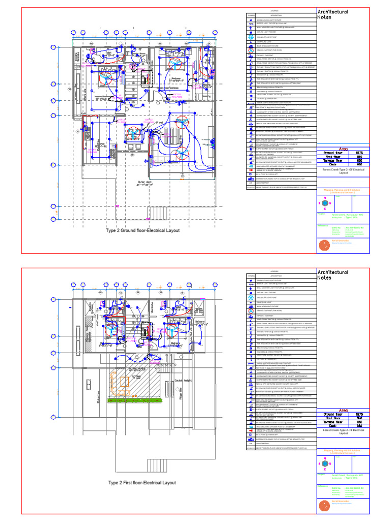 4BHK - Electrical Layout | PDF