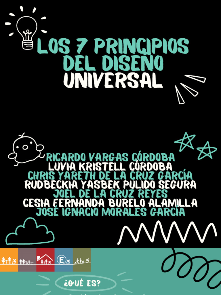 7 Principios del Diseño Universal | PDF