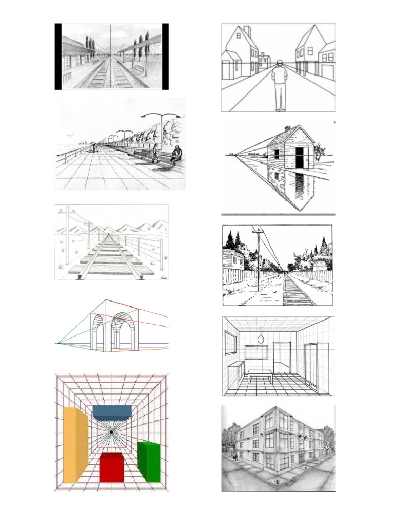 10 Dibujos de Perspectiva | PDF
