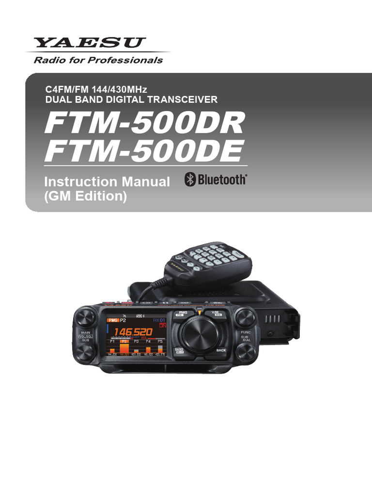 FTM-500DR de GM Eng 2304-A | PDF | Global Positioning System | Radio