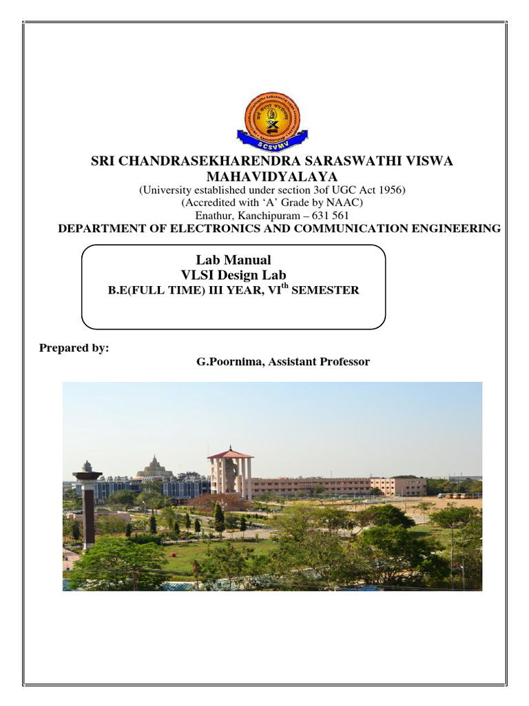 Layout and Synthesis - VLSI - Design - Lab | Download Free PDF | Hardware Description Language ...