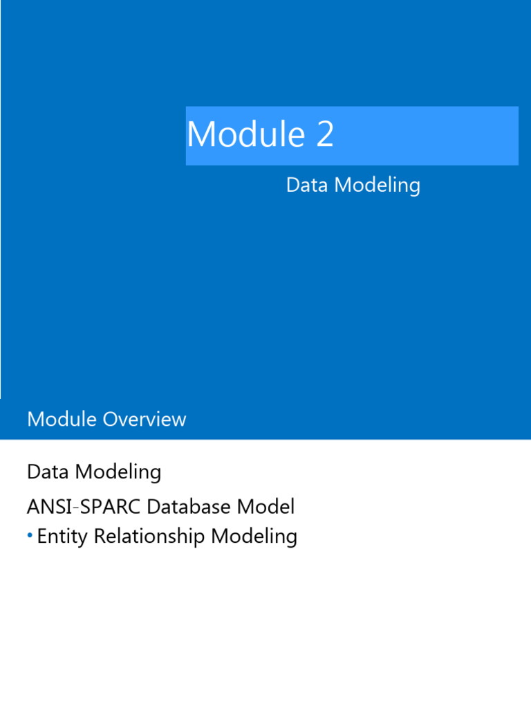 Data Modeling | PDF | Databases | Computer Data
