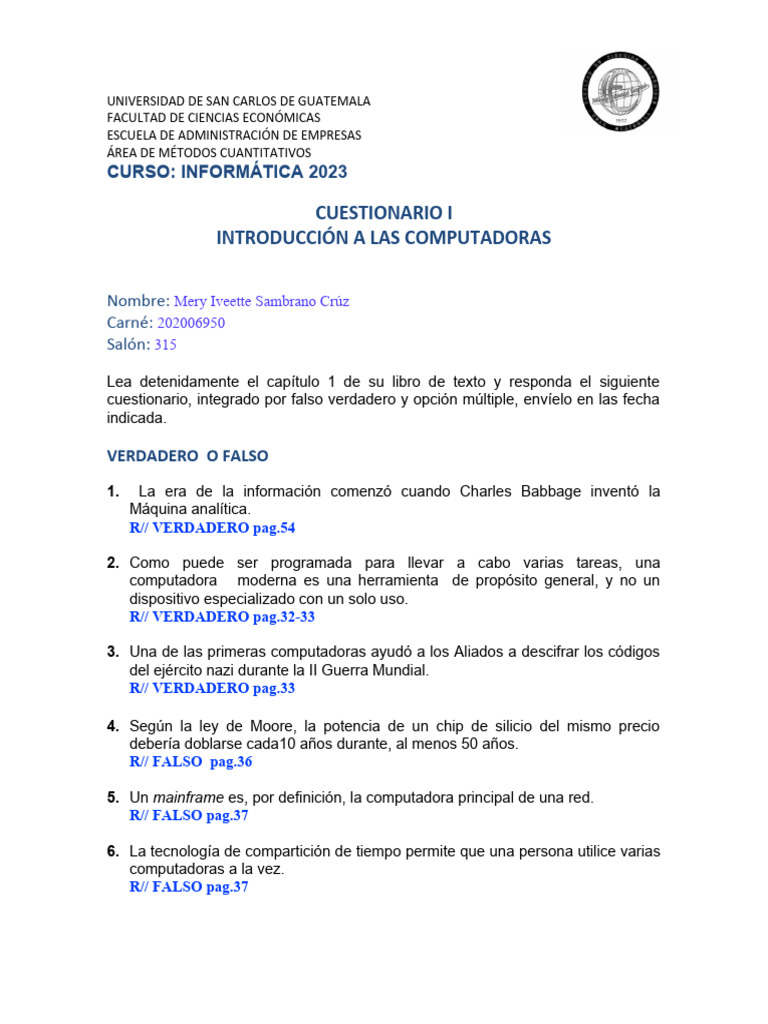 Cuestionario 1 | PDF | Circuito integrado | Red de área amplia