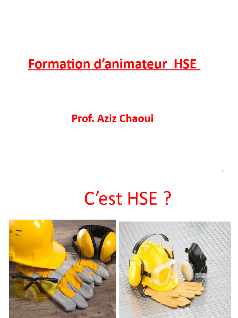 Généralités Sur HSE | PDF | Sécurité | Risque