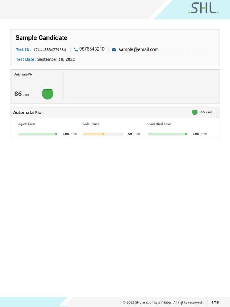 Automata Fix Sample Report | PDF | Source Code | Debugging Automata Fix Sample Report | PDF | Source Code | Debugging