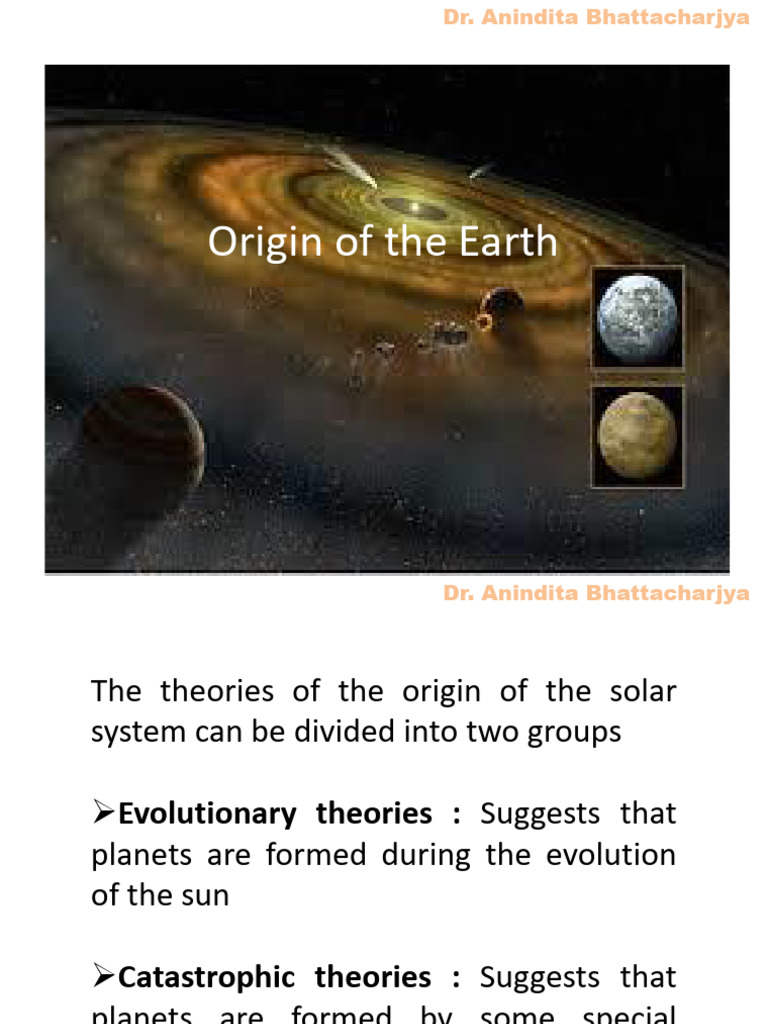 Module 1 Presentation11 Origin of The Earth | PDF