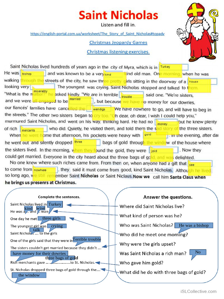 The Story of Saint Nicholas 2 | PDF