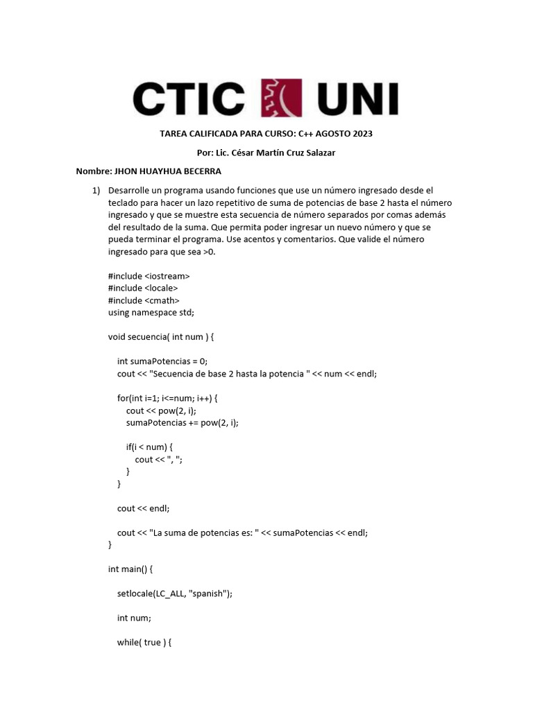EJERCICIOS DE MATLAB | PDF | C ++ | Notación