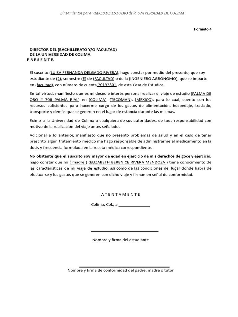 Carta de Enterado o Conocimiento | PDF