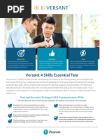 Versant Writing Test: Official Guide For Test-Takers | PDF | Reading ...