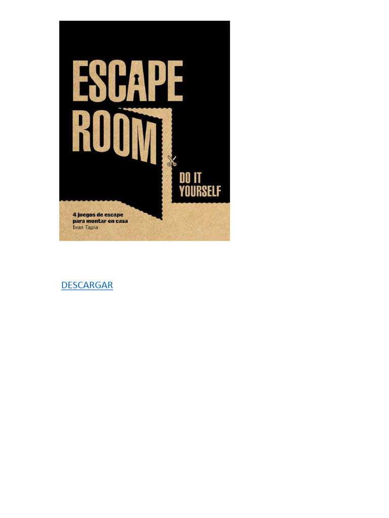 Escape Room. Do It Yourself | PDF