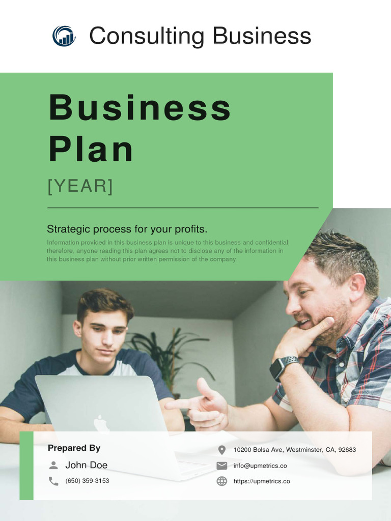 Consulting Business Plan | PDF | Marketing | Value Added Tax