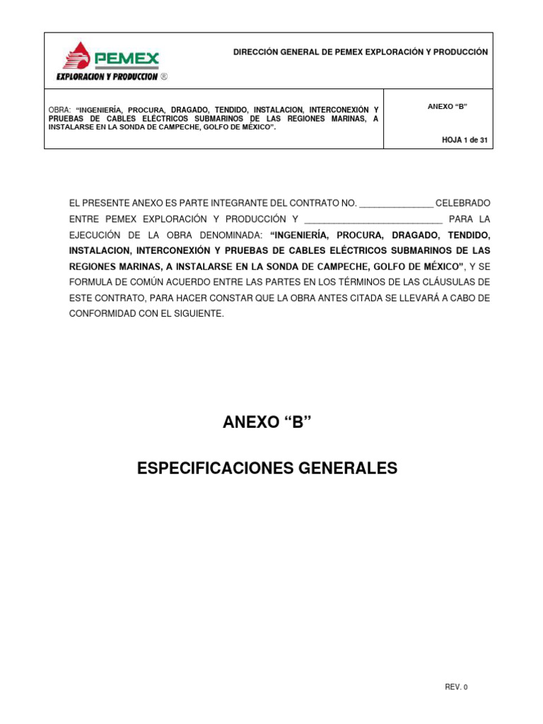 ANEXO B Rev 0 CES | PDF | México | Outsourcing