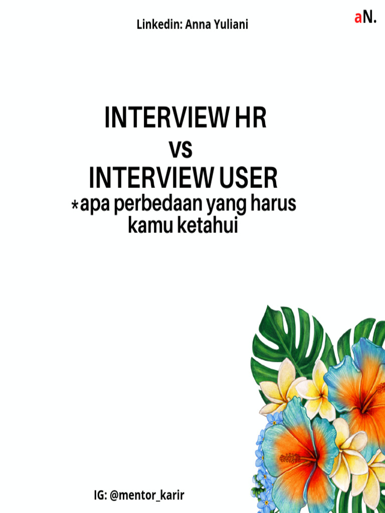 Perbedaan Interview HR dan User | PDF