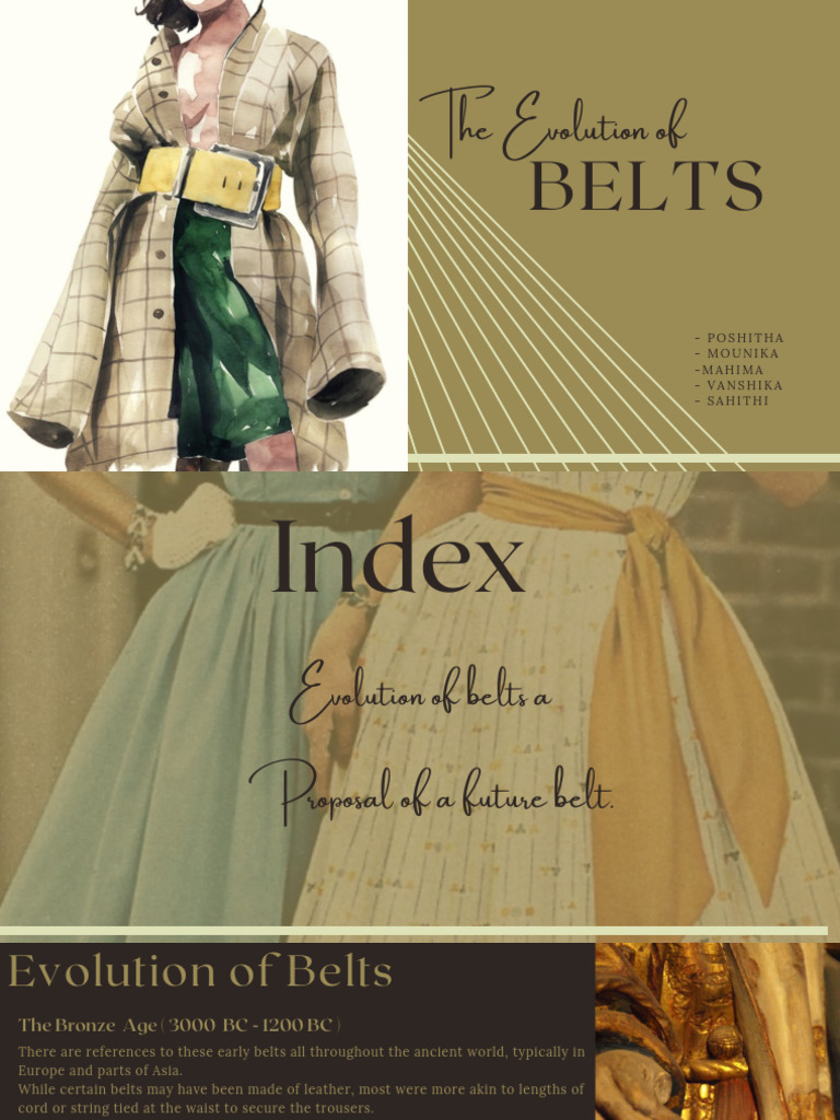History and Evolution of Belts | PDF | Dress | Consumer Goods