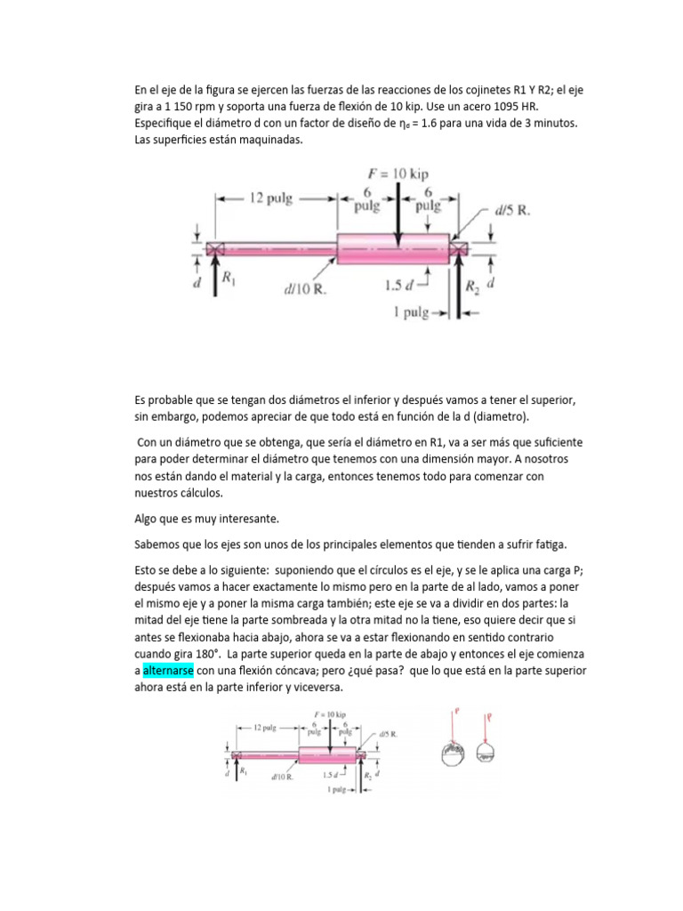 Diseño de Ejes Longitudinales en Acero | PDF | Viga (Estructura) | Doblar