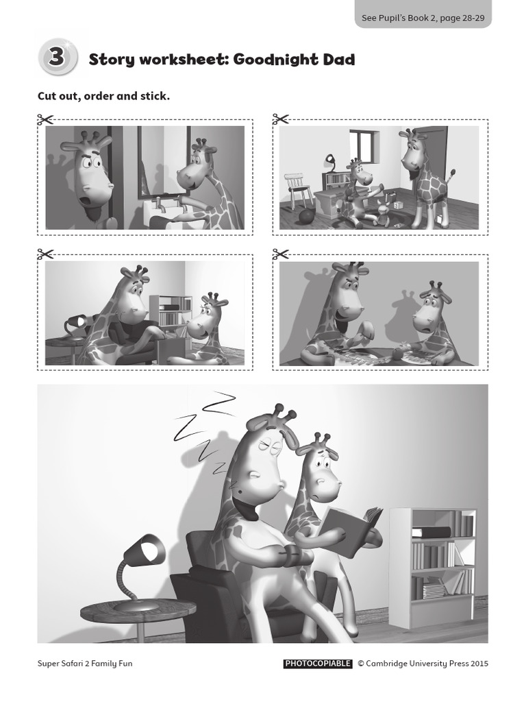 Story Worksheet - U3 - Goodnight Dad | PDF | Home & Garden