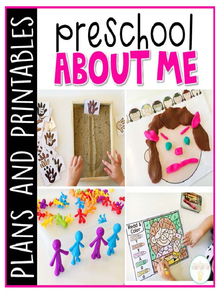 Preschool All About Me Plans and Printables Preview | PDF | Preschool ...