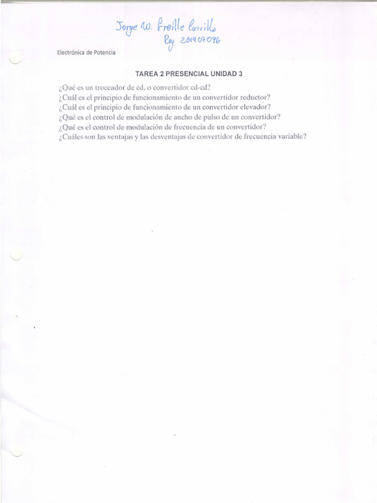 Tarea 2 Presencial U3 | PDF | Estudios de idiomas extranjeros