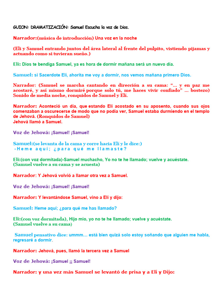 GUION de AUDIO CUENTO2 | PDF