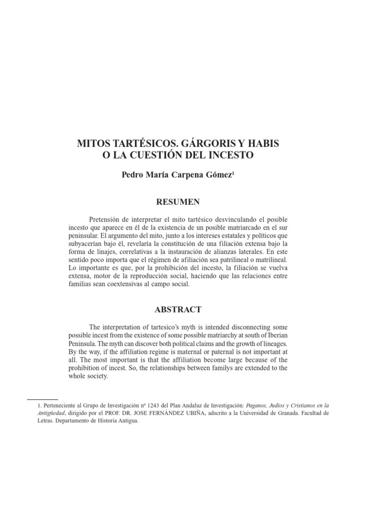 11 (Pedro María Carpena Gómez) | PDF | Incesto | Matrimonio