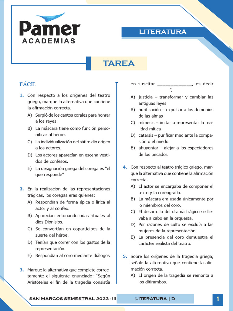 T - SM - D - Lite - Clasicismo II | PDF | Edipo | Tragedia griega