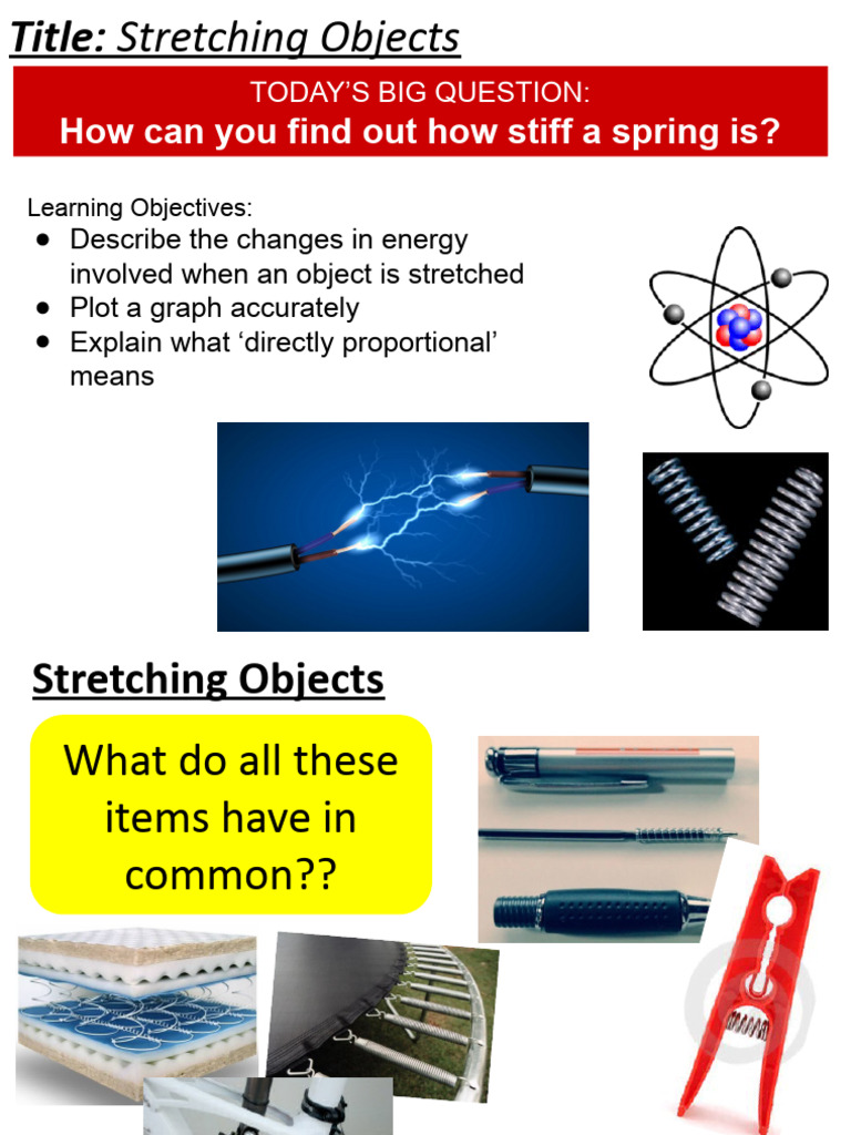 1 Stretching Objects CUR | PDF | Electrical Resistance And Conductance ...