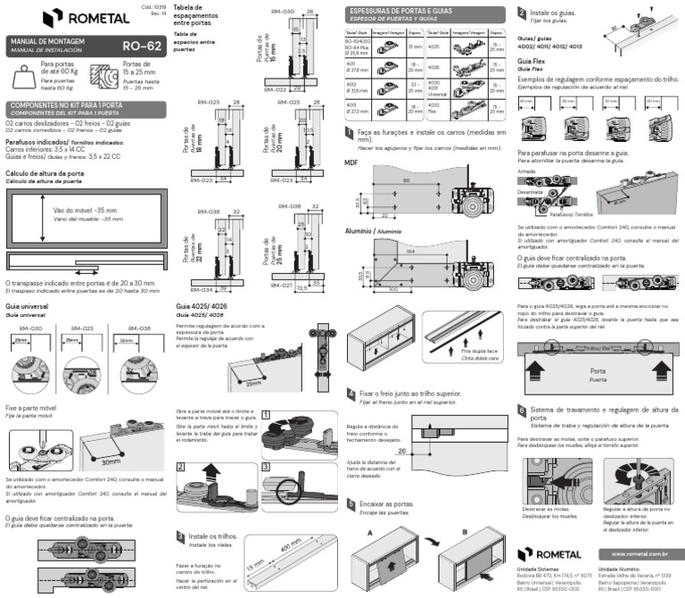 RO-62 Manual | PDF | Bienes manufacturados