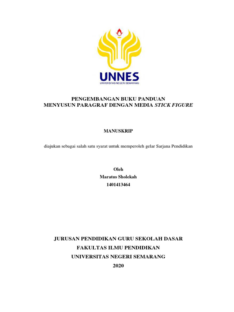 Contoh MANUSKRIP MARATUS | PDF