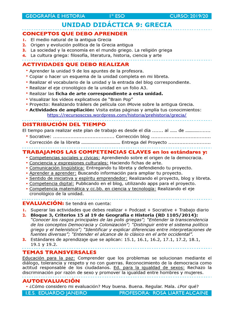 UD91 ESOProy | PDF | Grecia