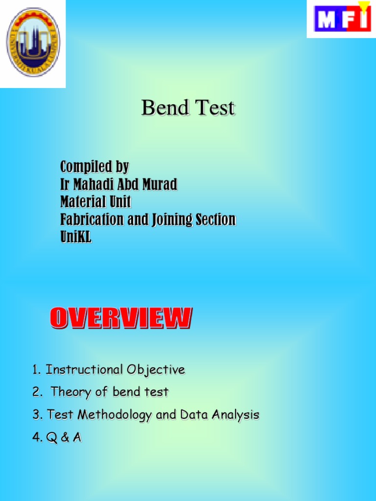 Bend Test Pdf Bending Beam Structure