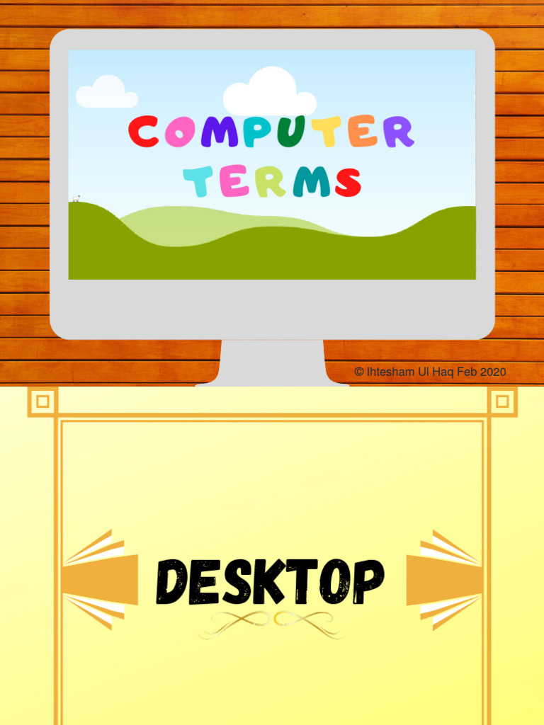 BasicComputerVocabulary 1 | PDF | Cursor (User Interface) | Icon (Computing)