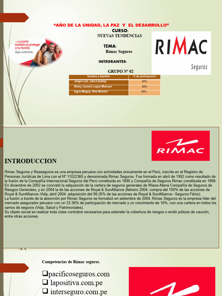 Rimac y Seguros B | PDF | Seguro | Computación en la nube