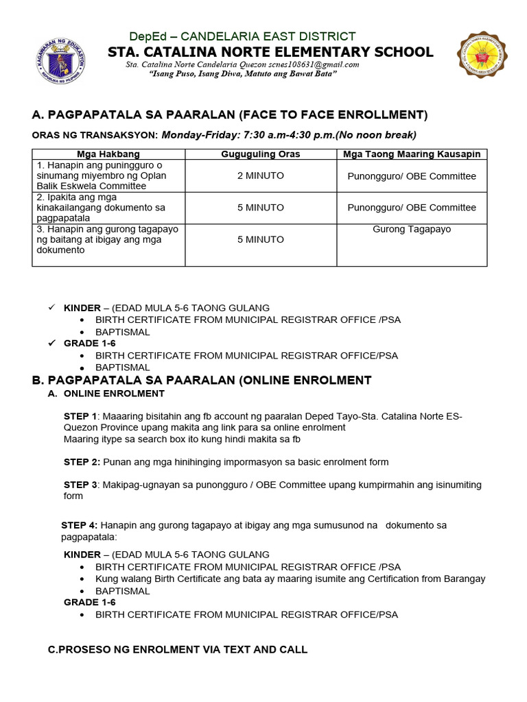 Citizen Charter Tagalog | PDF