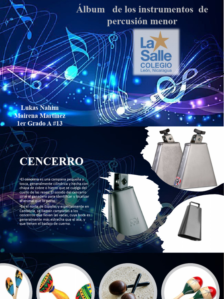 Instrumentos de percusion menor | PDF | Instrumentos de percusión ...
