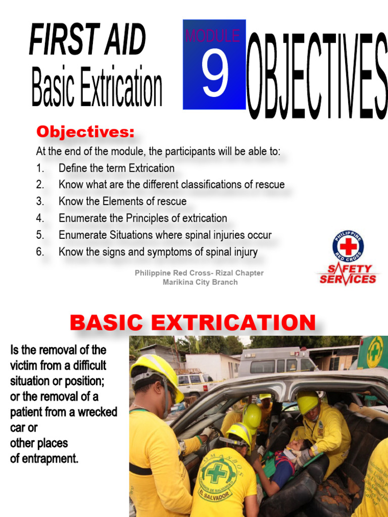Basic Extrication and Rescue Principles | PDF | Injury | Spinal Cord Injury