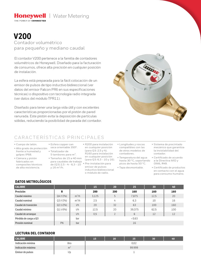 Ficha Tecnica V200 | PDF