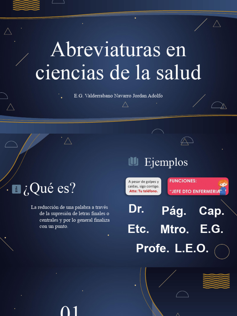 Abreviaturas Médicas | PDF