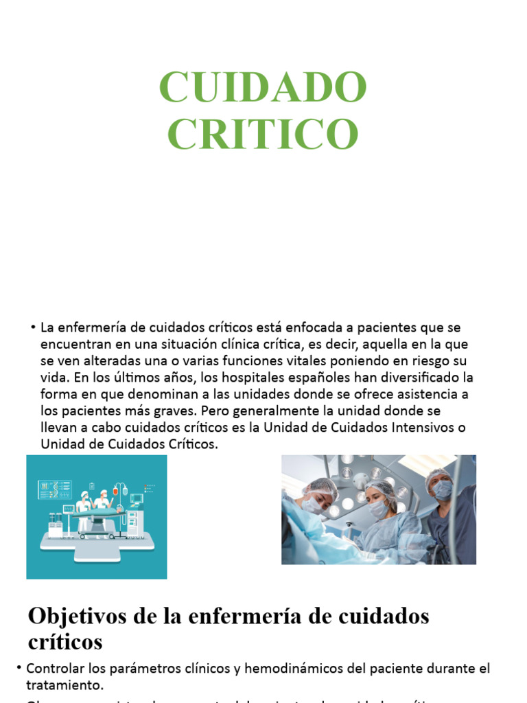 Cuidado Critico | PDF