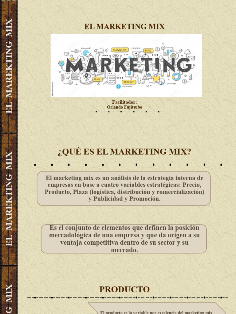 El Marketing Mix | PDF | Marketing | Producto (Negocio)