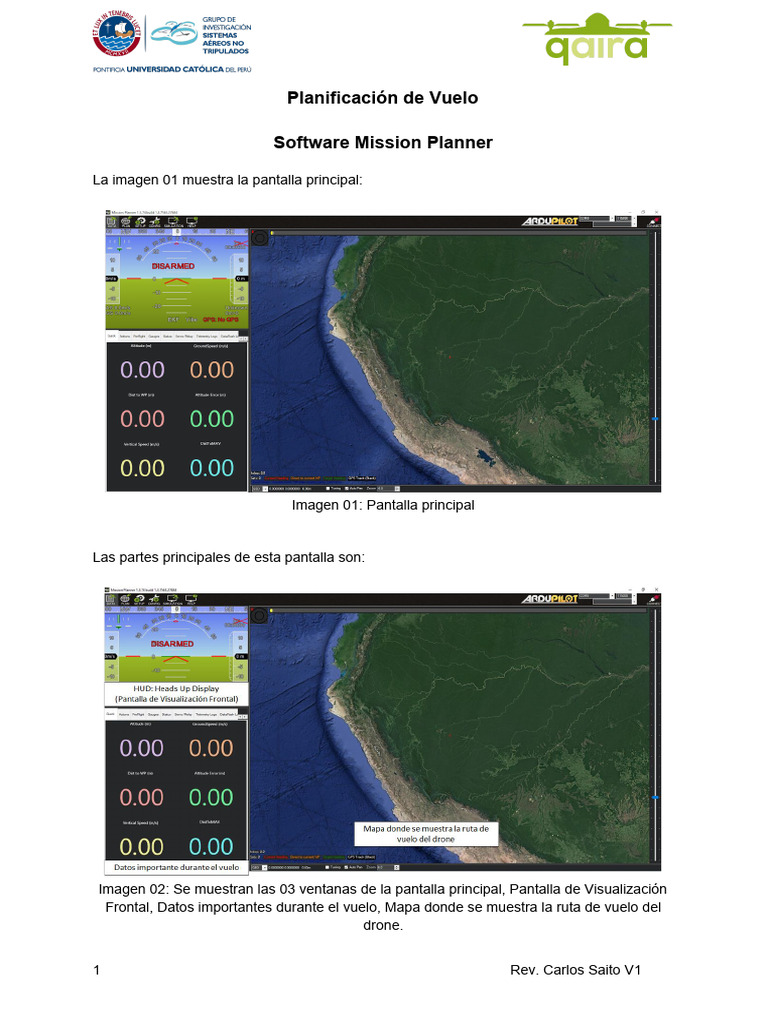 Guía de Planificación de Vuelo con Mission Planner | PDF | Avión | Aviación