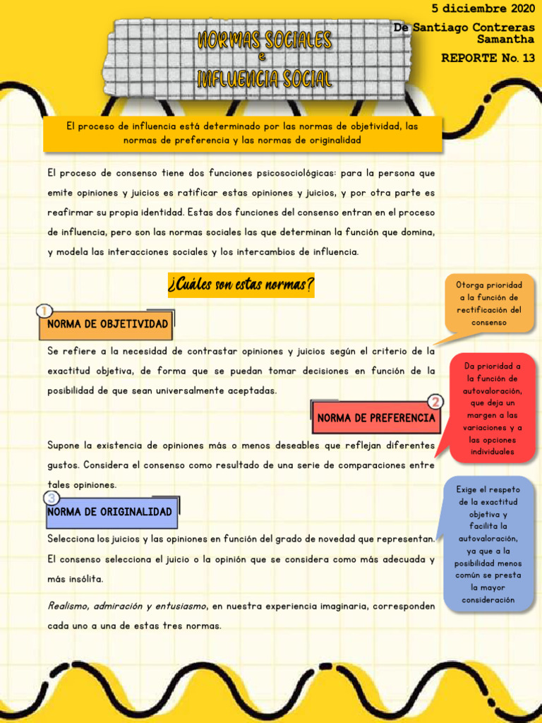 Normas de Consenso y Influencia Social | PDF | Conformidad | Grupo ...