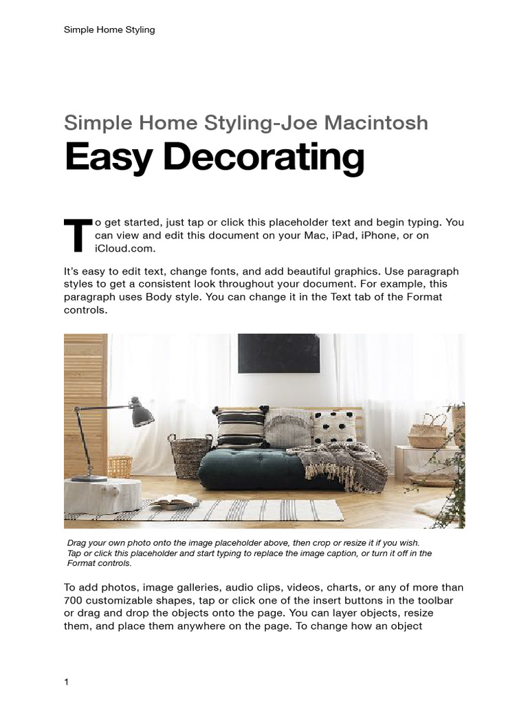 Simple Home Styling | PDF | Career & Growth | Computers