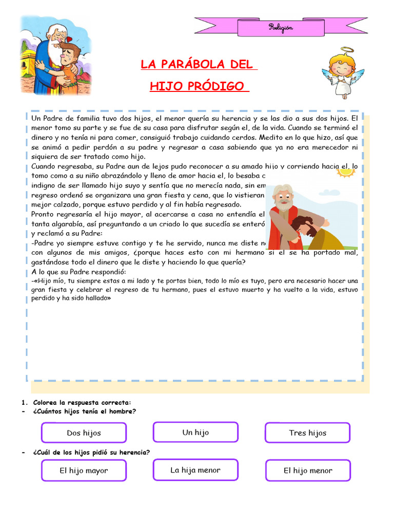 Ficha El Hijo Pródigo | PDF