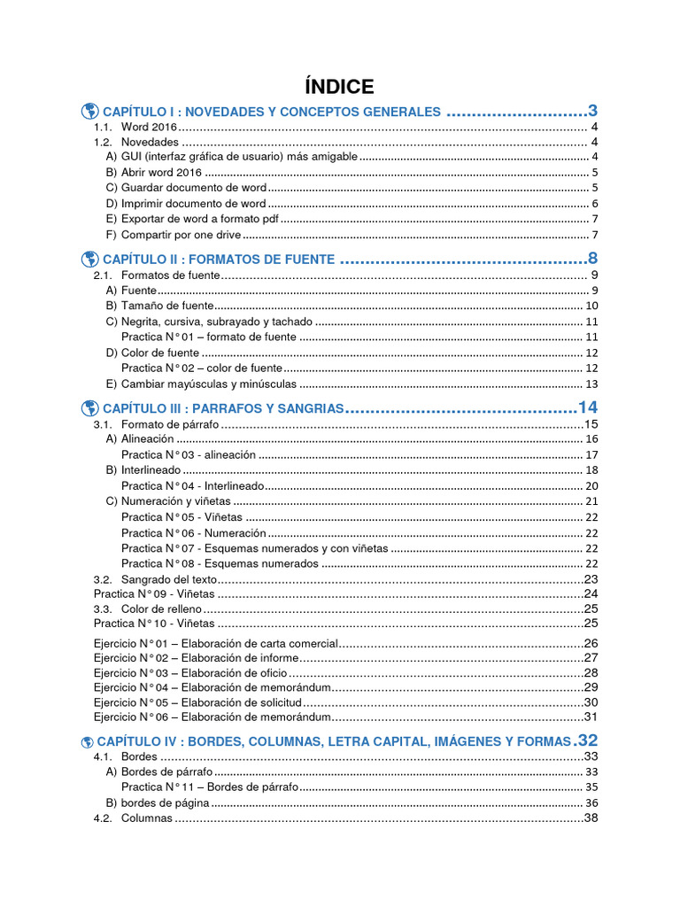 Manual de WORD 2016 1 | PDF