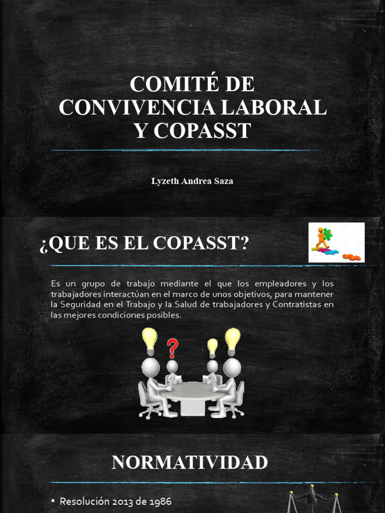 Comité de Convivencia Laboral y Copasst | PDF | Gobierno