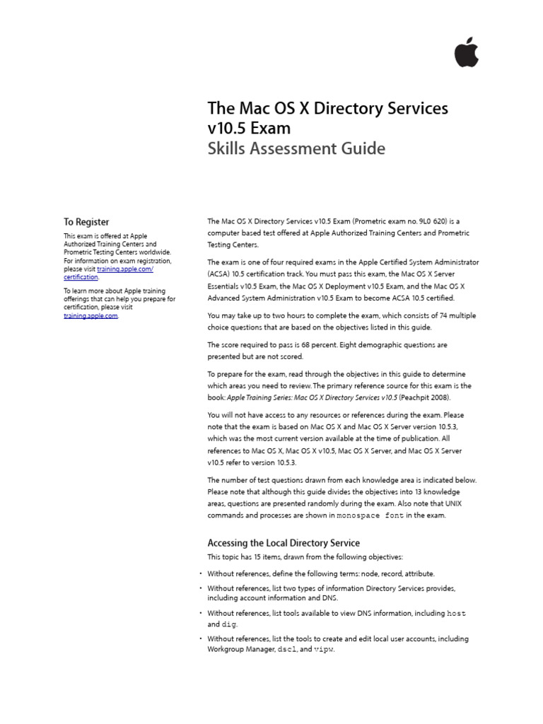 Directorysvcs Sag v10.5 | PDF